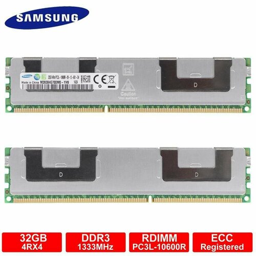 Серверная оперативная память SAMSUNG M393B4G70BM0-YH9 32GB 4Rx4 PC3L-10600R