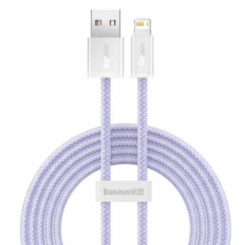 Кабель USB Baseus Dynamic 2 Series, Lightning для Apple PD 2,4A, 1м, пурпурный