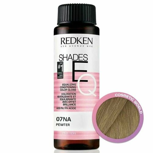 Redken Shades EQ 07NA Pewter - Краска-блеск без аммиака для тонирования 60 мл