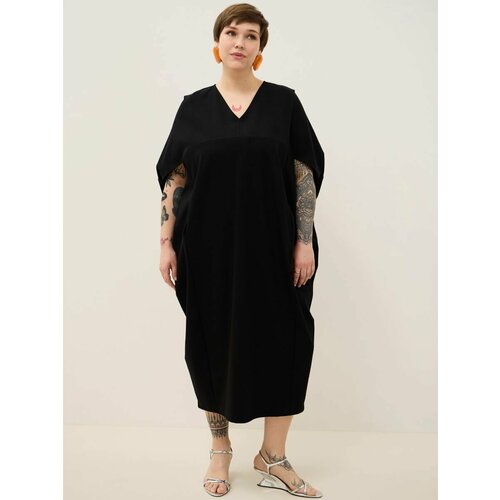 Платье LeSsiSmORE, размер 50/52, черный