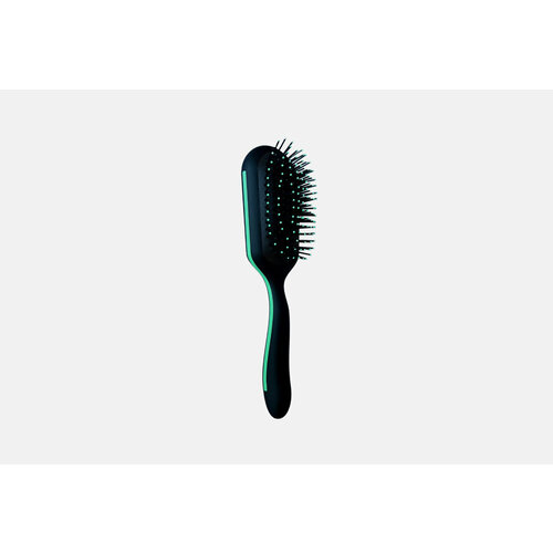 Массажная расческа для волос STUDIO STYLE релакс, черный с зеленой полосой / количество 1 шт