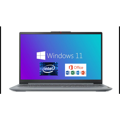 15.6" Ноутбук Lenovo IdeaPad Slim 3, Intel Core i5-12450H (3.3 ГГц), RAM 16 ГБ DDR5 SSD 512 ГБ, Windows 11 Pro + Office 2021, Серый, Русская раскладка