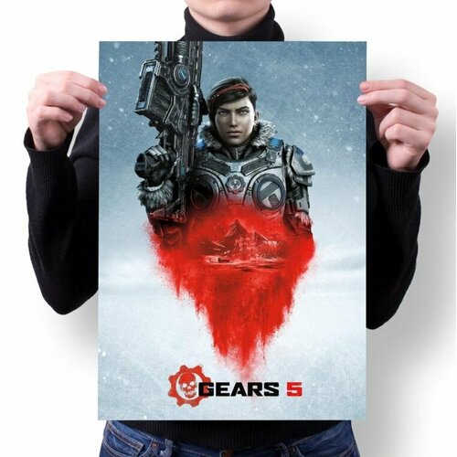 Плакат Gears 5, Геарс 5 №7, А1