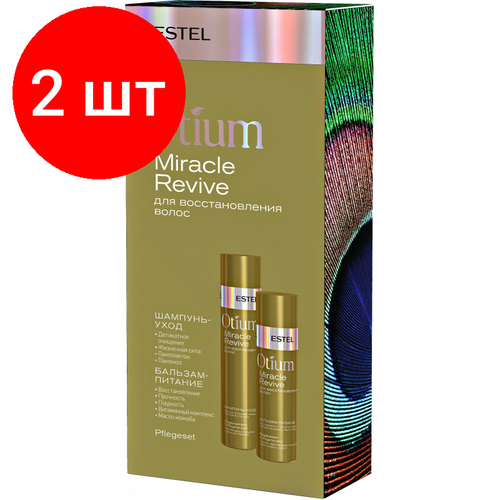 Комплект 2 наб, Набор OTIUM MIRACLE REVIVE для восстановл волос шамп250 бальз 200 OTM.203