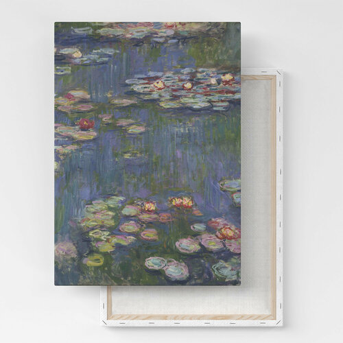 Картина на холсте, репродукция / Monet Claude - Клод Моне - Кувшинки / Размер 80 x 106 см