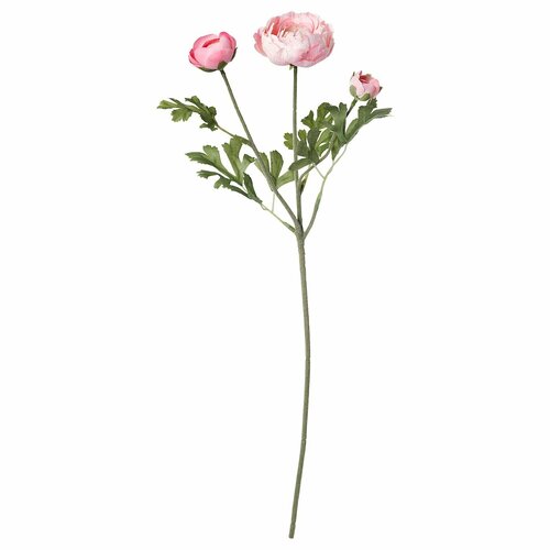 Цветок смикка икеа (SMYCKA IKEA), 52 см, цветок искусственный, лютик, розовый
