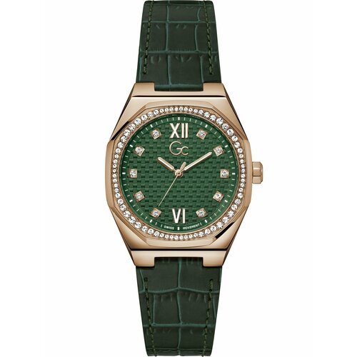 Наручные часы Gc Z25004L9MF, зеленый, розовый