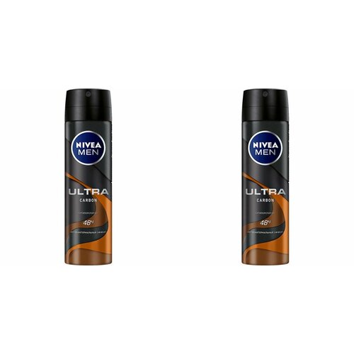 Nivea Дезодорант-антиперспирант спрей ULTRA CARBON 150 мл, 2 шт