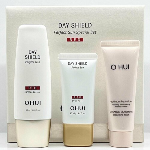 Влажный солнцезащитный крем O HUI Day Shield Perfect Sun Red SPF 50+ /PA+++