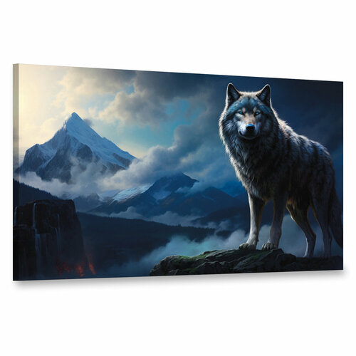 Интерьерная картина 100х60 "Волк"