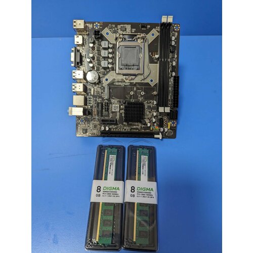 Комплект Материнская Плата Intel H81 + Оперативная Память 16GB DDR3 1600