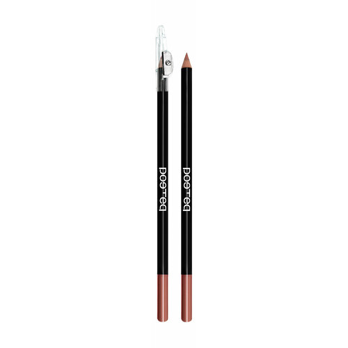 POETEQ Карандаш для губ Lip pencil with sharpener с точилкой, 2 г, 83 карамельный макарун
