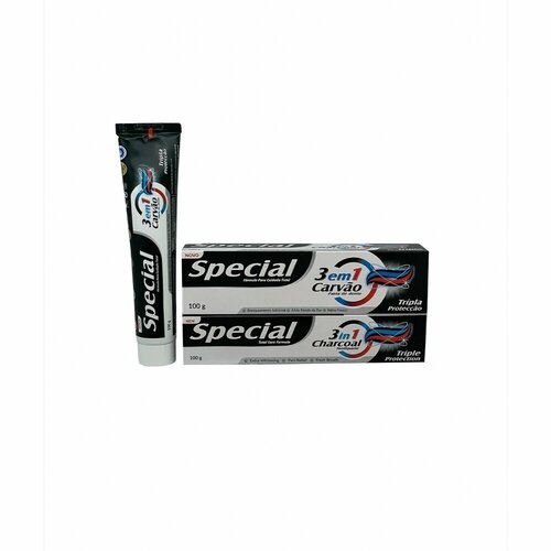 Зубная паста Special "Better Charcoal", 3 в 1, 100 г (000044)