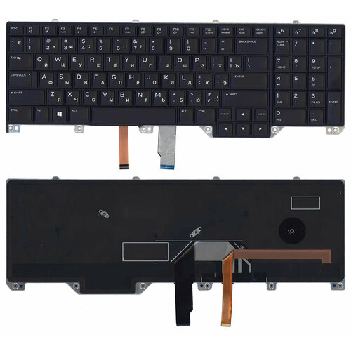 Клавиатура для ноутбука Dell Alienware 17 R4 p/n: 0H458R 00WN4Y PK131QB1A00 NSK-EE0BC