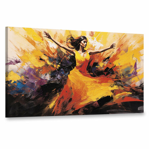Интерьерная картина 100х60 "Танец чарующей красоты"