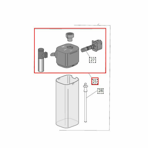 Крышка капучинатора Delonghi Vertuo Lattissima (7313293745)