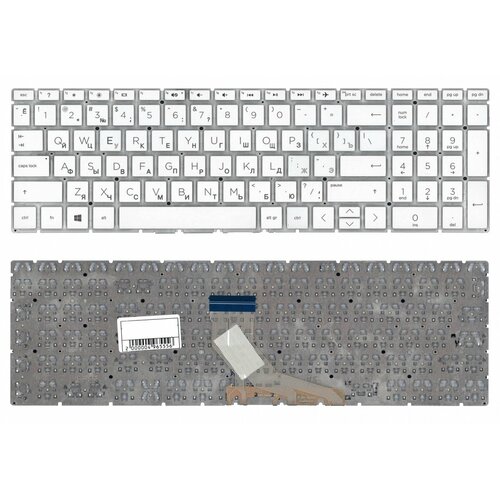 Клавиатура для ноутбука HP 15S-DU000 белая