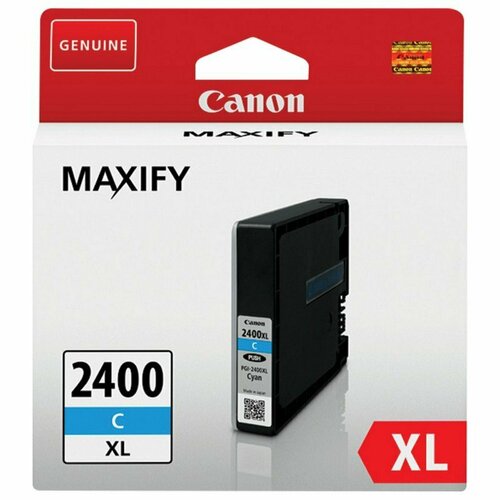 Картридж струйный CANON (PGI-2400XLС) iB4040/MB5040/MB5340, голубой, оригинальный, ресурс 1500 стр, 9274B001