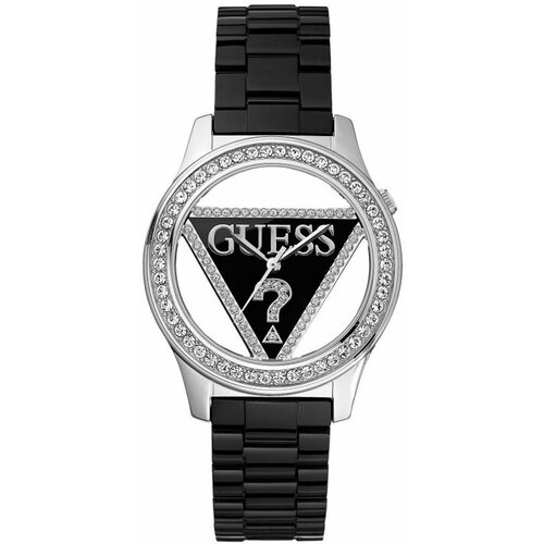 Наручные часы GUESS W95105L2, серебряный, черный