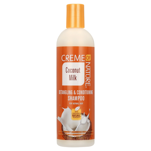 Creme of Nature Coconut Milk Detangling & Conditioning Shampoo (12 oz.) - шампунь кондиционер детанглер с кокосовым молоком, 340 мл