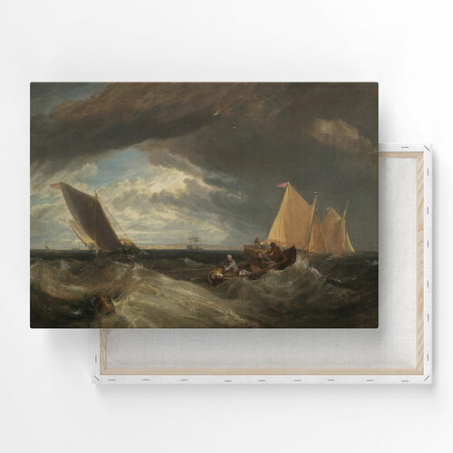Картина на холсте, репродукция / Уильям Тёрнер - The Junction of the Thames / Размер 40 x 53 см