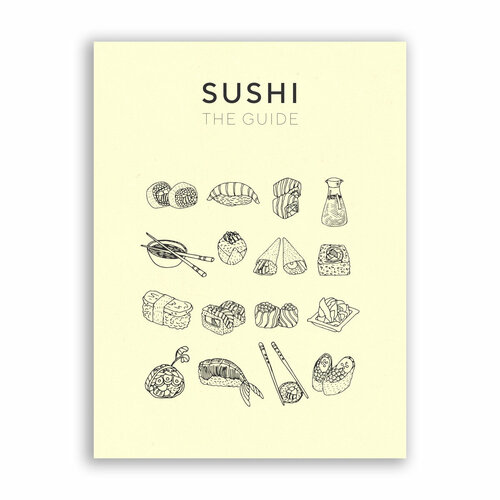 Постер, плакат на бумаге / Sushi / Суши / Размер 80 x 106 см