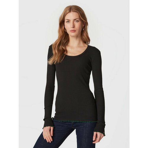 Лонгслив TOMMY HILFIGER, размер XXS [INT], черный