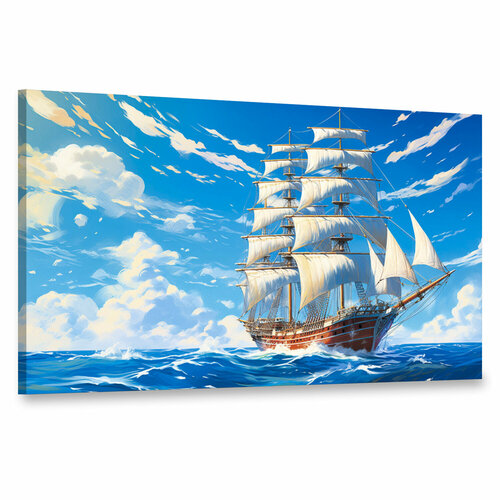 Интерьерная картина 100х60 "Морская свобода"