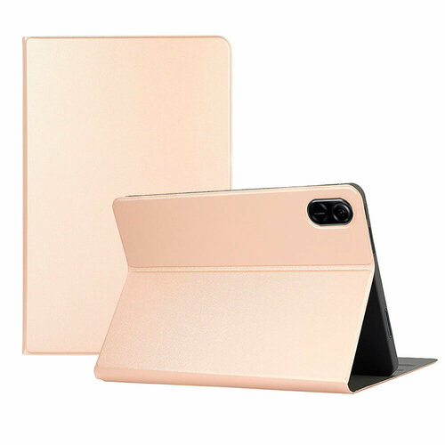 Чехол для планшета HONOR Pad X9 (11.5 дюйма), кожаный, трансформируется в подставку (золотой)