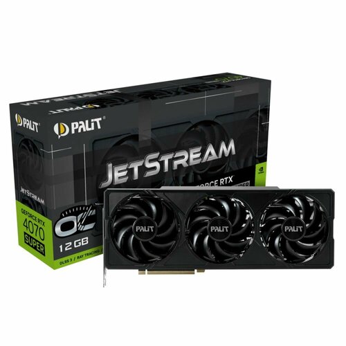 Видеокарта RTX4070 SUPER JETSTREAM OC 12GB GDDR6X 192-bit DPx3 HDMI 3FAN RTL