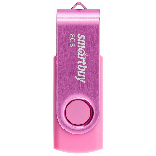USB-флеш накопитель (SMARTBUY (SB008GB2TWP) UFD 2.0 008GB Twist Pink розовый)