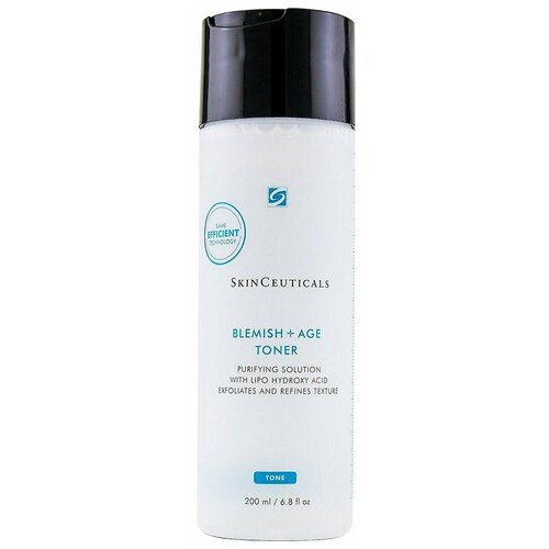 SkinCeuticals Очищающий тоник для кожи c возрастными изменениями против несовершенств Blemish + Age Toner, 200 мл