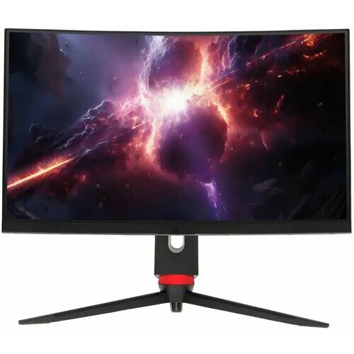 Монитор ARDOR GAMING GATE AF24H3 23.6"1920x1080 (FullHD)@165 Гц, VA, LED, 3000:1, 250 Кд/м², 178°/178°, DisplayPort 1.4 x2, HDMI 2.0 x2, изогнутый: 1500R, AMD FreeSync Compatible, NVIDIA G-SYNC Compatible