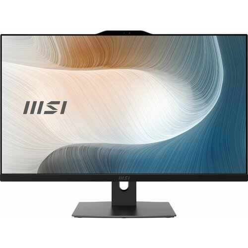 Моноблок MSI Modern AM272P 12M-257XRU, 27", IPS, Intel Core i7 1260P, DDR4 16ГБ, SSD 512, Intel Iris Xe, noOS, черный (9s6-af8211-657)