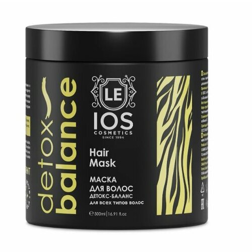 Leios Маска для волос, Detox Balance, 500мл.
