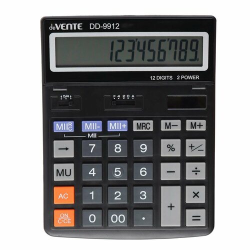 Калькулятор настольный, 200*150*25 мм, 12 разрядов deVENTE