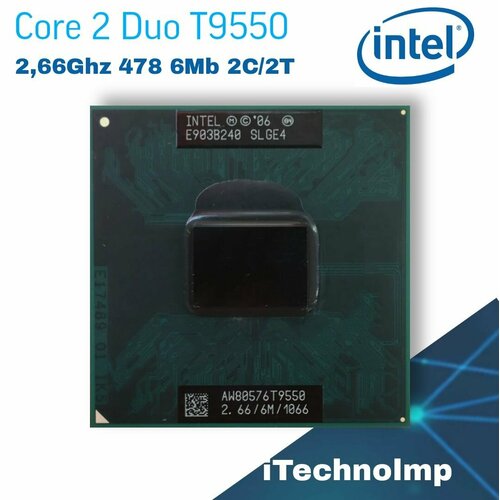 Intel Core 2 Duo Mobile T9550 Penryn