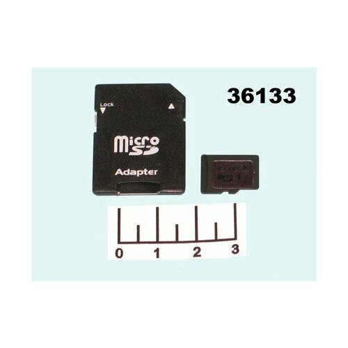 Карта памяти micro SD 64Gb + адаптер SD Smartbuy class10 (SDXC)