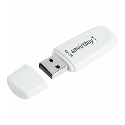Флешка 64Gb SmartBuy Scout USB 3.1 White SB064GB3SCW
