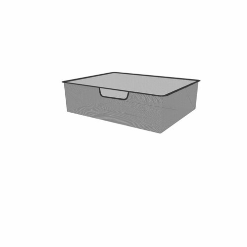 Мелкосетчатая корзина для гардеробной системы "титан-gs" (535х410х185) (без рамы) Цвет: Черный