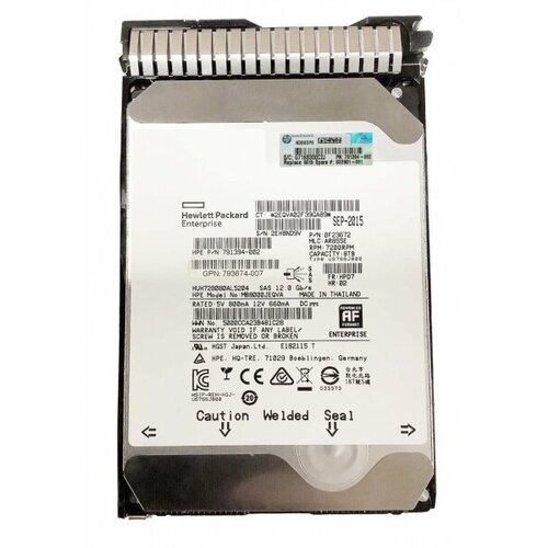 Жесткий диск HP 832981-001 8Tb 7200 SAS 3,5" HDD