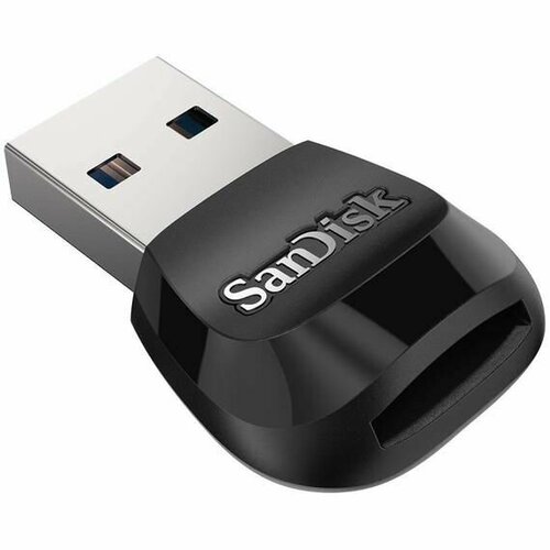 КартРидер SanDisk MicroSD, USB 3.0, Черный