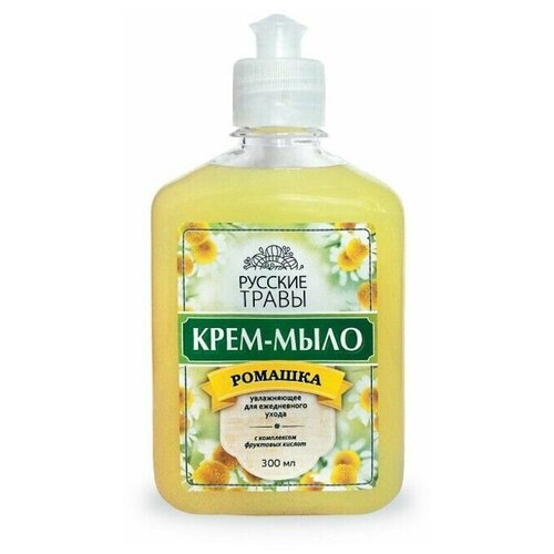 Русские Травы Крем-мыло жидкое "Ромашка", 300 мл