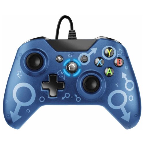 Проводной геймпад для Xbox One/PS3/PC N-1 (Blue)