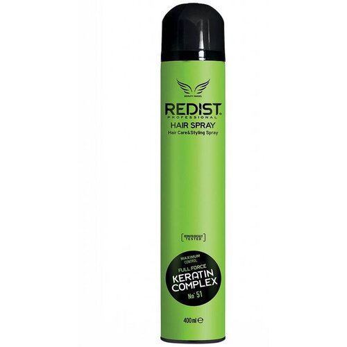 REDIST Professional Лак для волос экстрасильной фиксации с кератиновым комплексом Hair Spray Care&Styling KERATIN COMPLEX, 400 мл