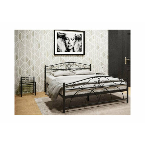 Двуспальная кровать KAPIOVI MONICA 180, черная