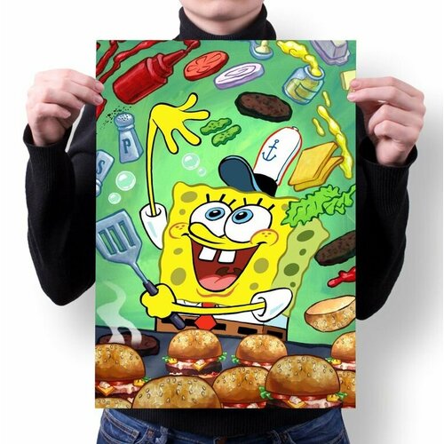 Плакат Губка Боб, SpongeBob №13, А2