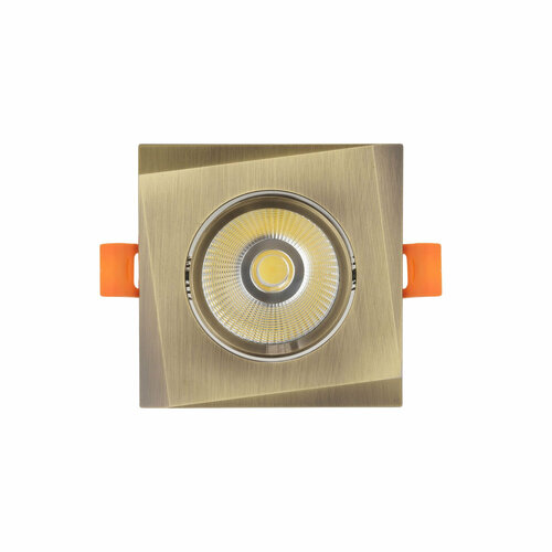Встраиваемый светильник Lumina Deco LDC F115 GR+BR, LED, кол-во ламп:1шт, Бронза