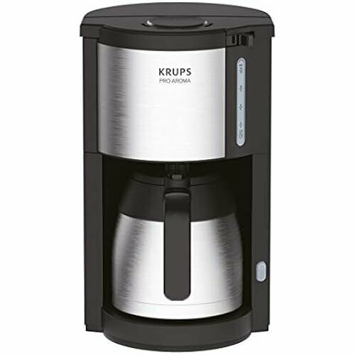 Krups ProAroma KM305D10 Кофеварка с термофильтром, 800 Вт, черная/нержавеющая сталь.