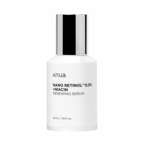 Cыворотка с ретинолом и ниацинамидом | ANUA Nano Retinol 0,3%+Niacin Renewing Serum 30 ml